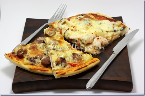 Salam Dua Benua: Easy peasy Pizza